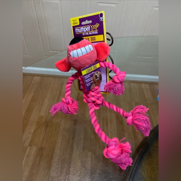 Multipet | Dog | Brand New Loofa Rope Dog Toy With Squeaker | Poshmark